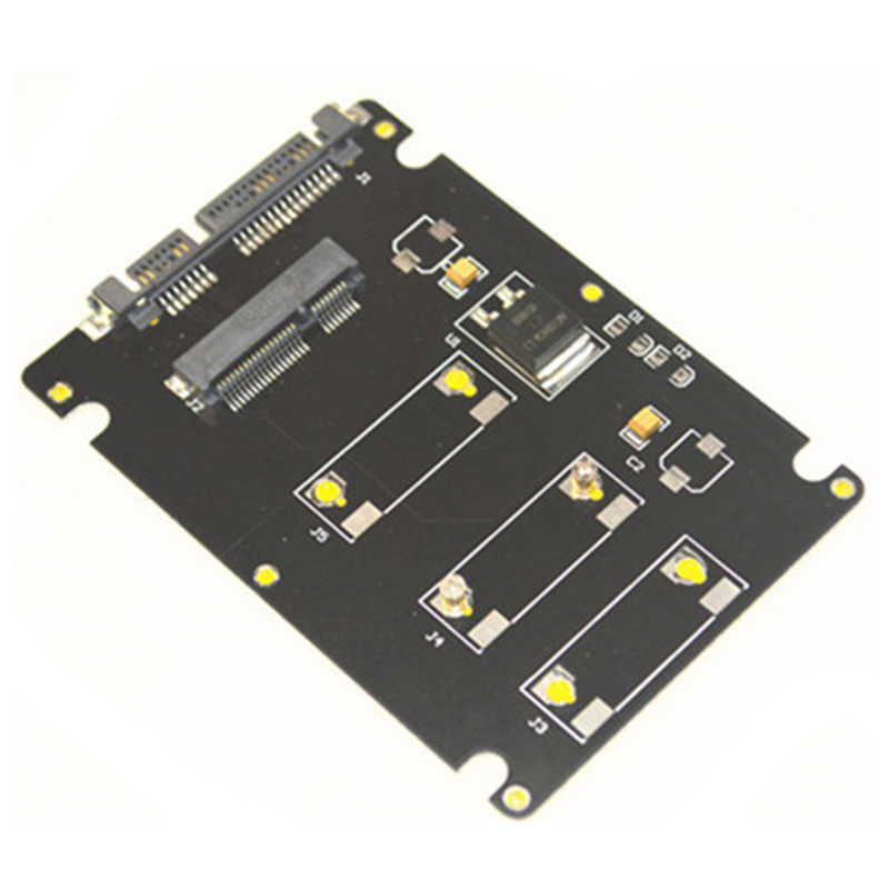 固态转接卡MSATA转SATA msata SSD转SATA3固态硬盘转接板_虎窝淘
