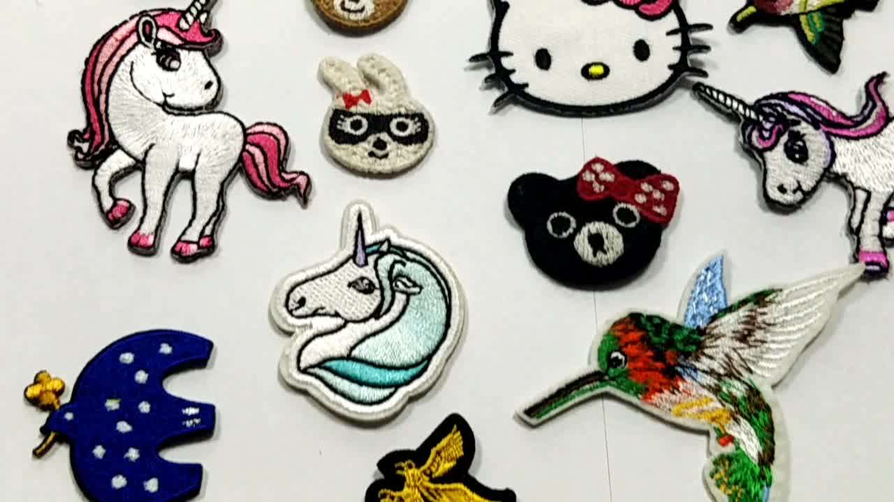 Custom Design Embroidered Woven Patches Badge Uniform Numbers Name Iron ...