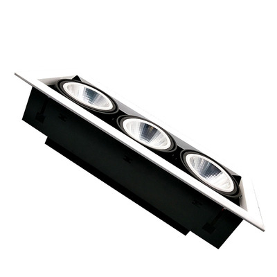 led双头方形天花斗胆射灯