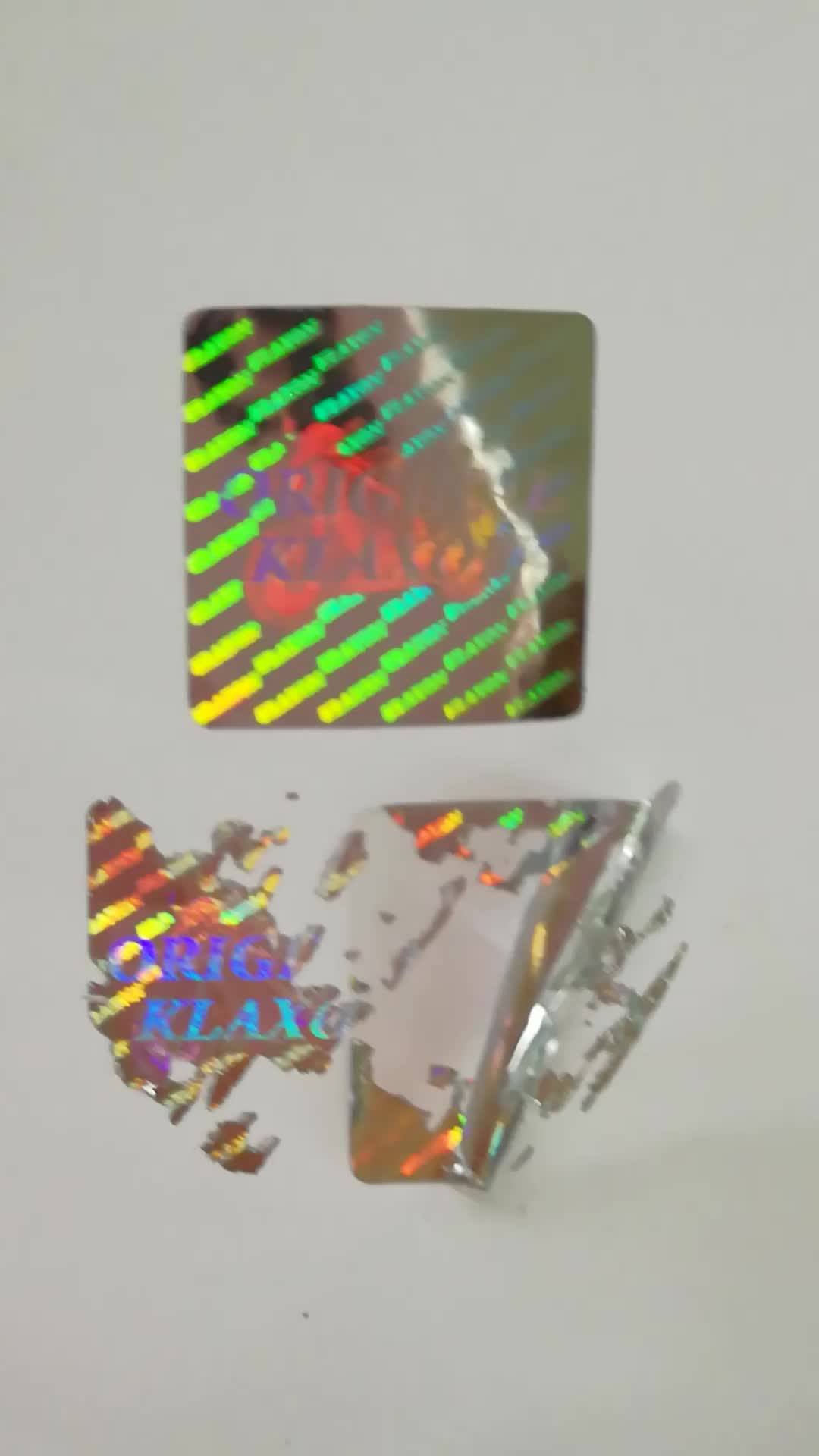 Customized Full Color 3d Hologram Anti-counterfeiting Sticker - Buy 3d ...