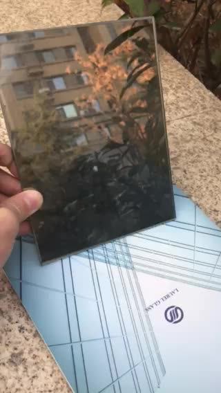 Silver Grey Reflective Laminated Glass 6.38mm 8.38mm 10.38mm S10 ...