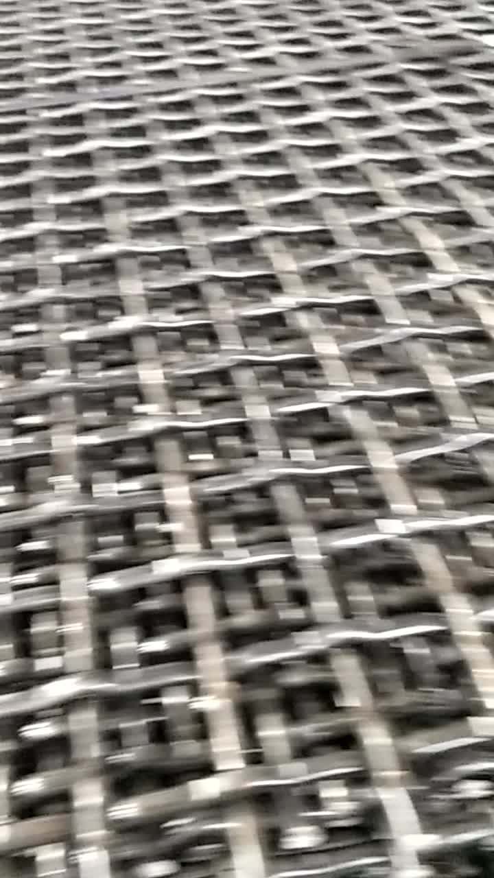 65mn Stone Crusher Screen Mesh High-carbon Steel Mine Screening Mesh ...