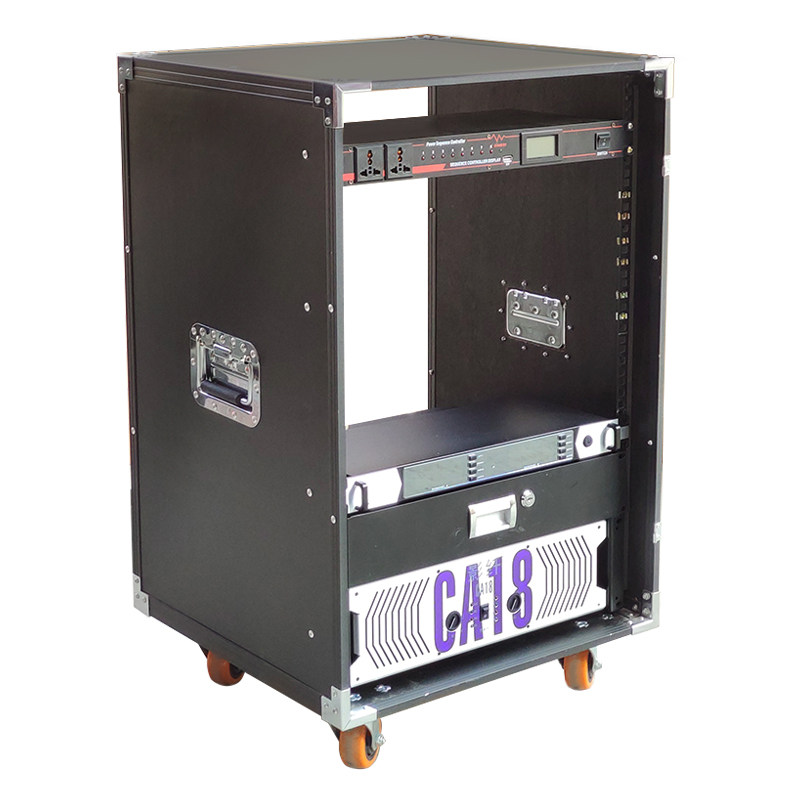 12U/16U透明门机箱8U简易机柜航空箱20U放机音响箱子舞台移动柜子_虎窝淘