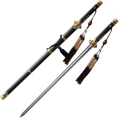 郑国荣大师手工花纹钢唐剑