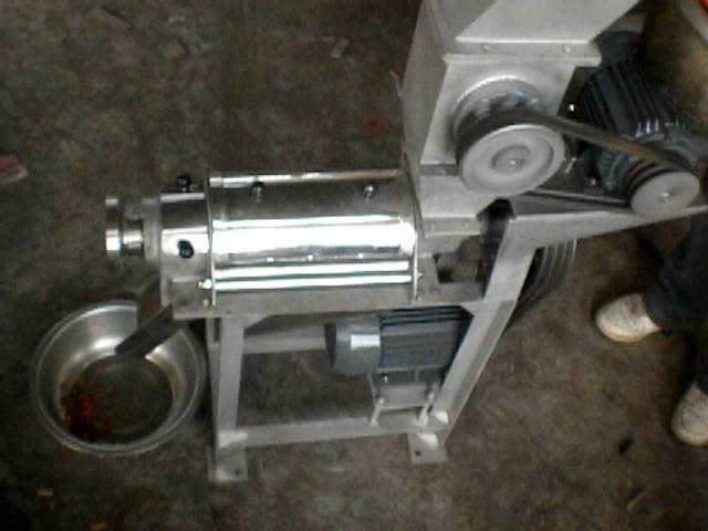 Stainless Steel Dough Screw Apple / Grape Juice Extractor Crusher ...