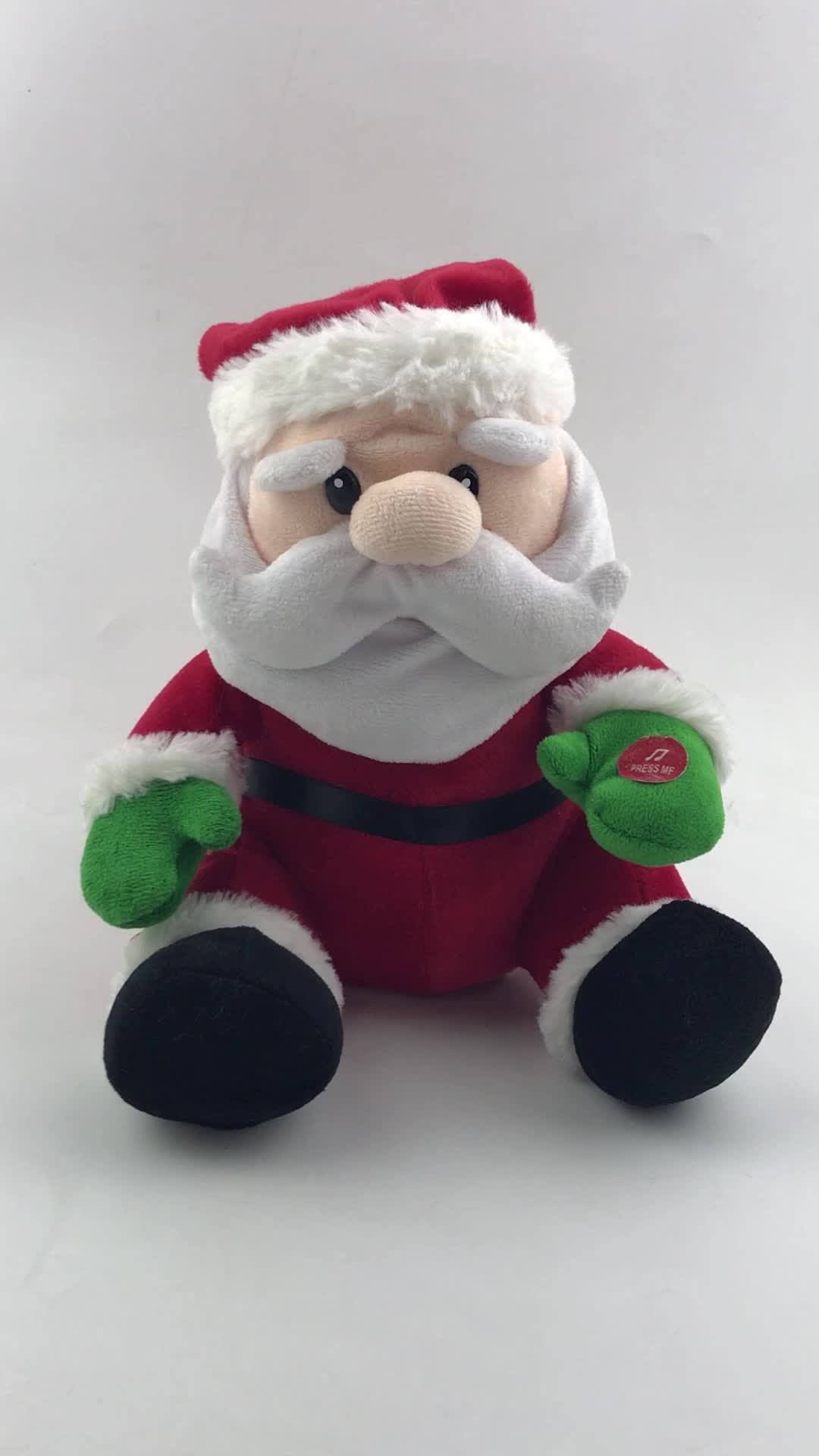 Plush Santa Claus Dolls Plush Toy Musical Dancing Santa Claus - Buy ...