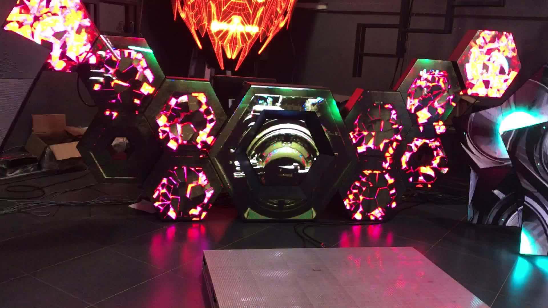 Led Dj Booth Nest Hd Night Club Wall Decor New Design Led Display Sign ...