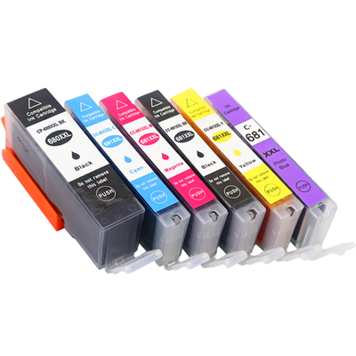 硌彩兼容佳能打印机TR7560/8560 TS6160 8160 9160墨盒680油墨681