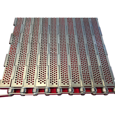 304不锈钢蔬果清洗机冲孔链板