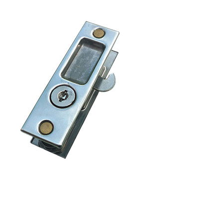 老式金锚100毫米长不锈钢钩锁双面钩锁带钥匙锁勾铝合金移门锁扣