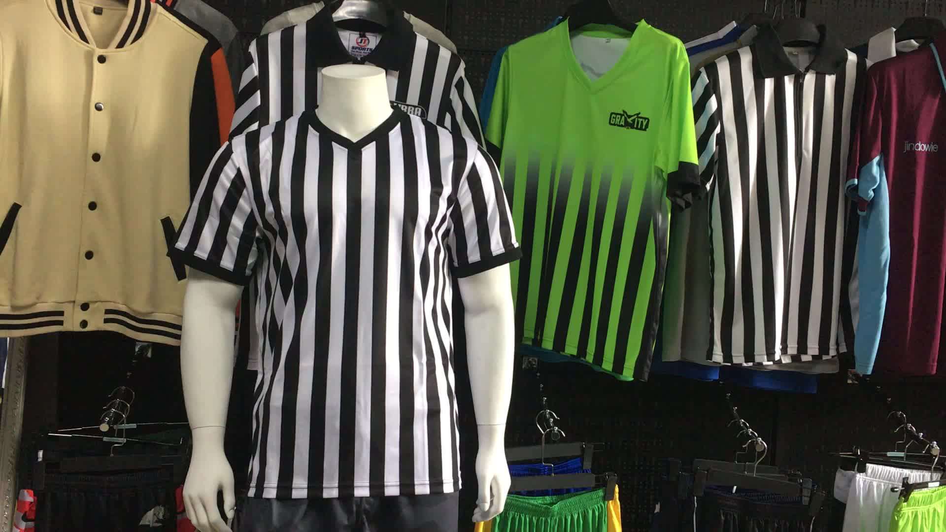 2017 New Design High Quality Dry Fit Mens Referee Shirt Plus Size ...