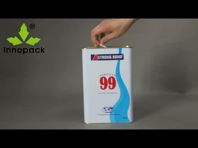 18 Liter Square Cat Logam Drum Baja Jerigen Minyak Kaleng 20l - Buy 18 ...