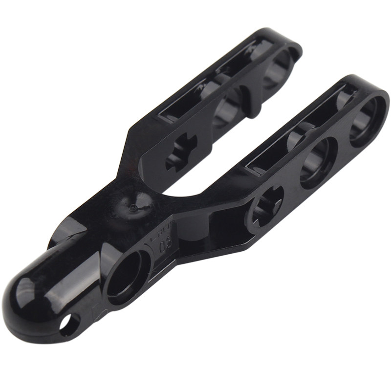 双鹰咔搭科技积木 57515深灰 6x2避震转向 6074651全新黑色称斤_虎窝淘