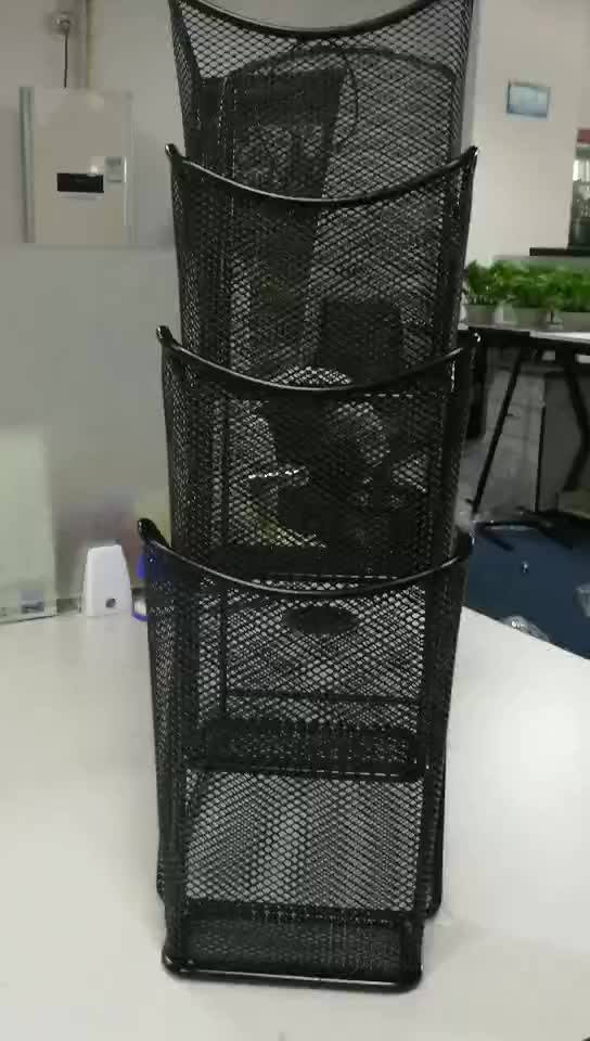 Alibaba China Store Customized 5-tier Metal Wall Mount Document Holder ...