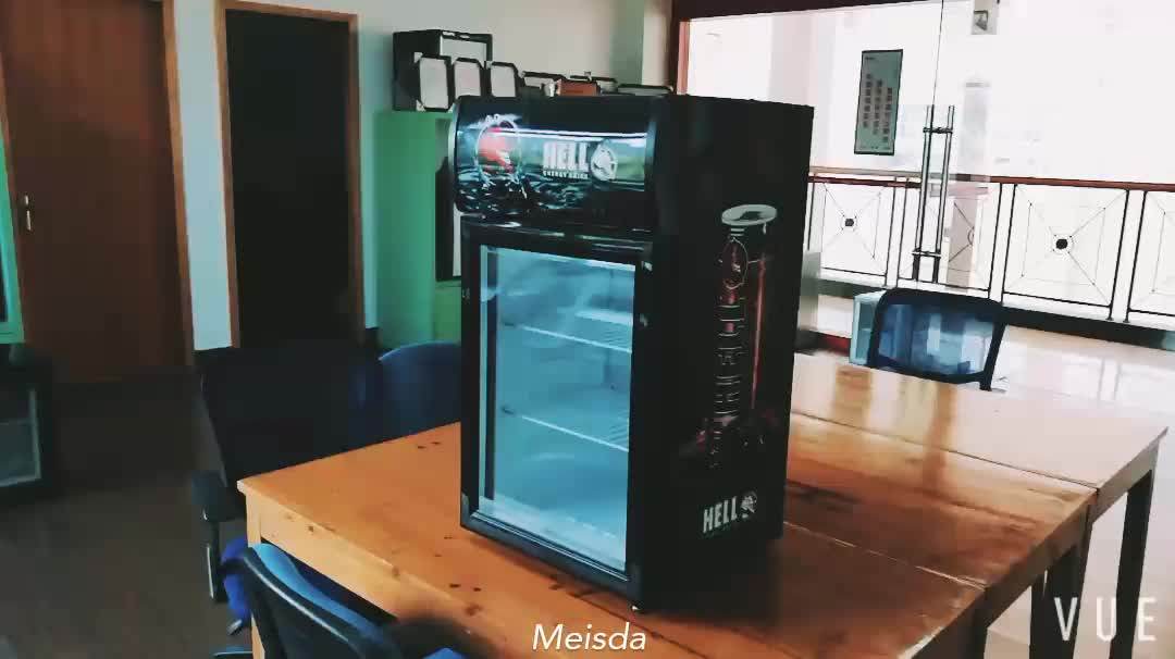 40l Led Small Display Refrigerator Bar Fridge Transparent Glass Door ...