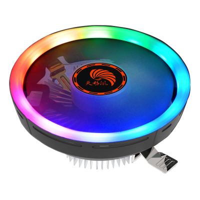 朱雀流光散热器台式机电脑cpu散热器rgb下压式散热器风扇静音Inte