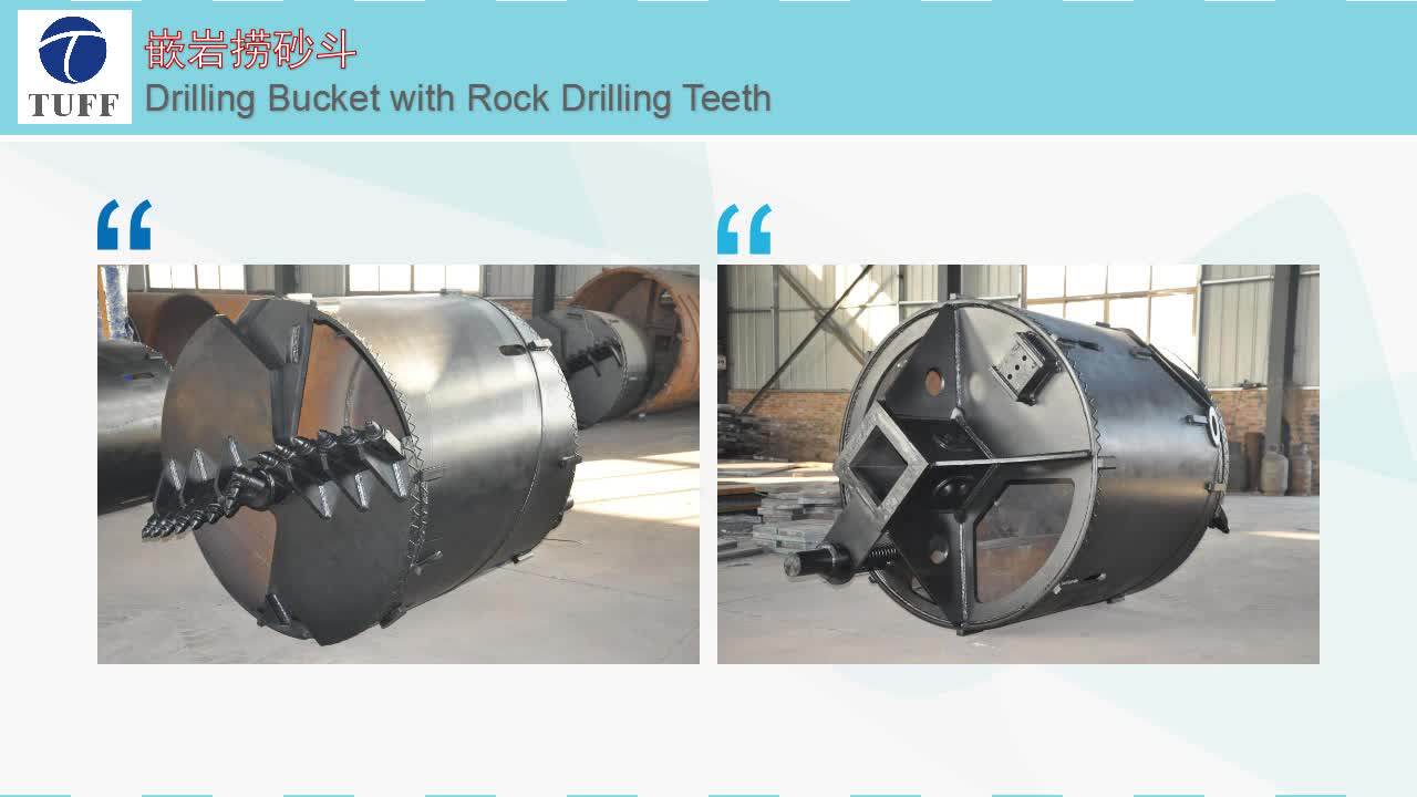 High Quality Bore Piling Rotary Large Diameter Rock Drilling Bucket And ...