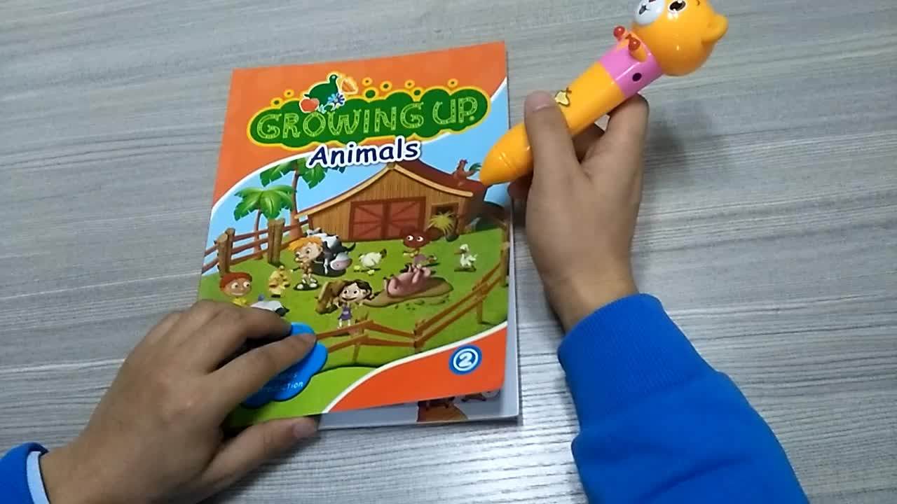 Printed With Soy Ink Paper Growing Up Kids Audio Book Talking Pen - Buy ...