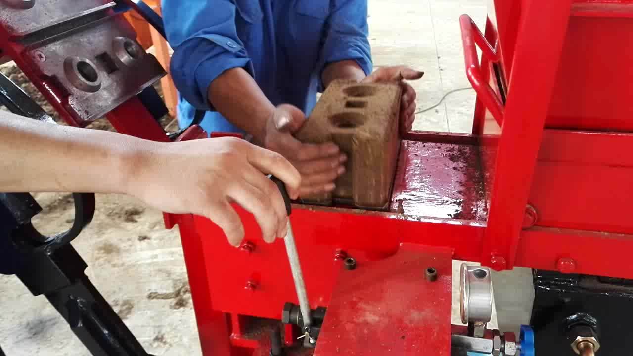 Hby2-15 Interlocking Stabilized Soil Clay Paving Brick Machinery Block ...