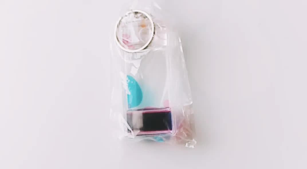 The Newest Liquid Motion Liquid Sand Timer Keychain Liquid Keyring ...