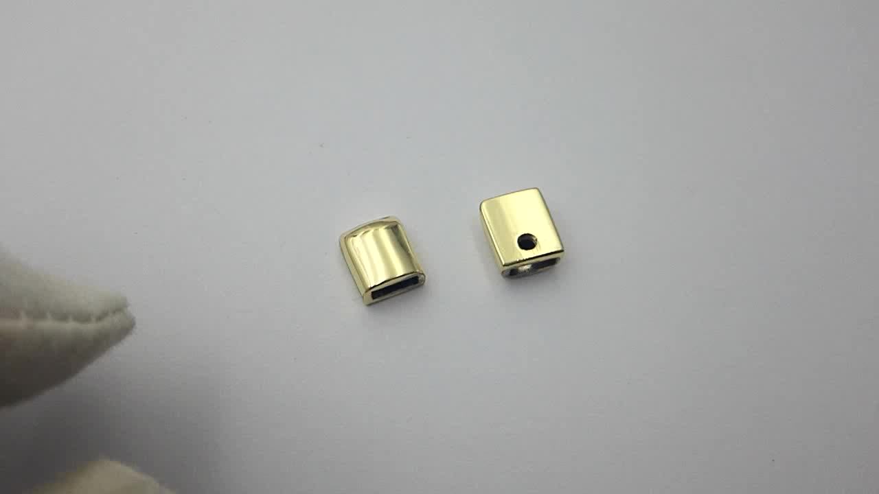 Custom Decoration Metal Square Drawstring Cord End For Your Goods - Buy ...