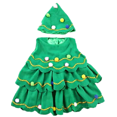 儿童圣诞节圣万圣节元旦诞树女童