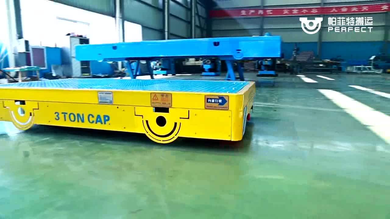 Production Line Automatic Track Carriage Heavy Material Transfer Cart ...
