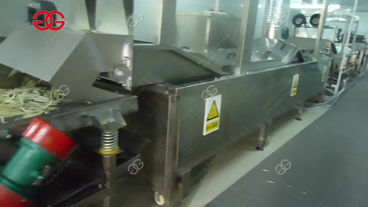 Fully Automatic Frites Surgeler Processing Plant Frozen French Fries ...