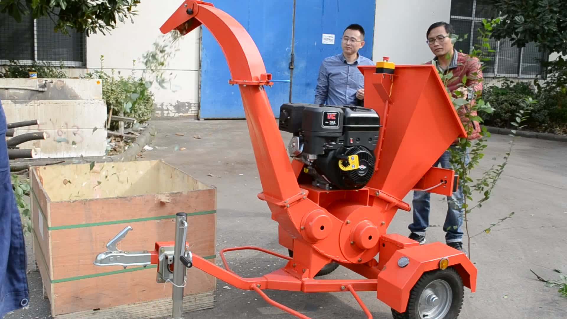 Agri Equipment 15hp Loncin Engine Wood Chipper Shredder - Buy Wood ...