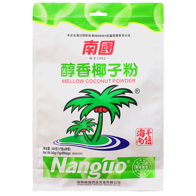 南国醇香340g小袋速溶冲饮椰子粉