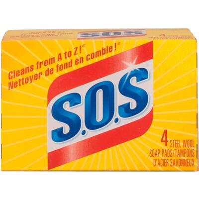 高乐氏sos去污刷清洁除油钢丝球