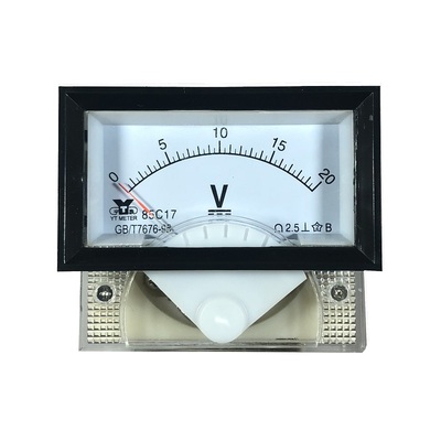 85C17直流电压表10v 20v 30v 50v 100v 150v 40x70 指针仪表 宇泰