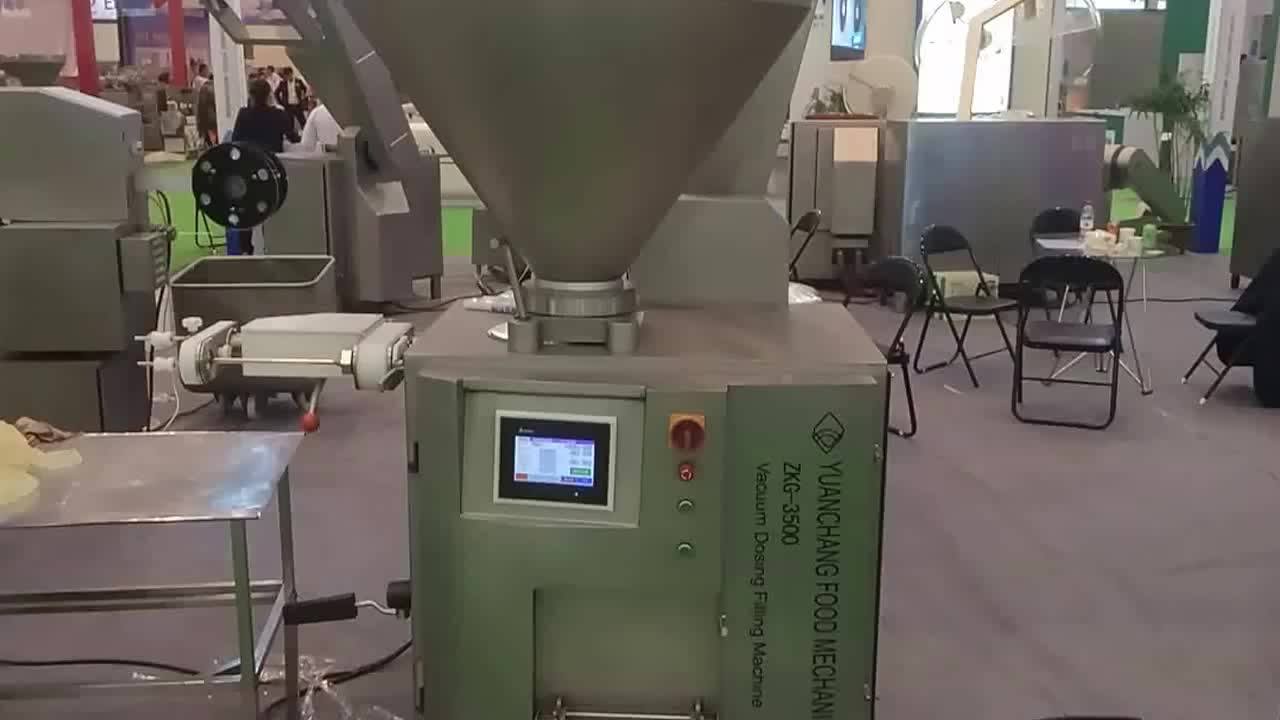 Zkg-3500 Automatic Vacuum Sausage Stuffer Machine Sausage Making ...