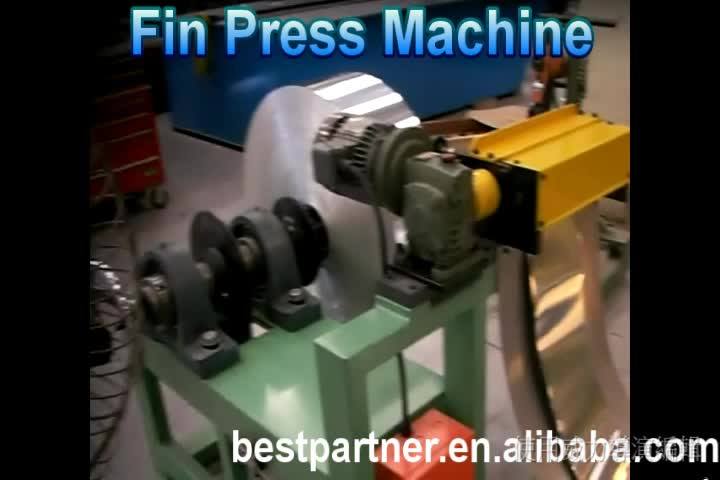Automatic Fin Press Machine For Heat Exchanger Aluminum Fin Tube - Buy ...