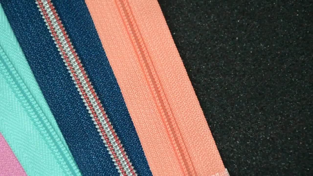 Finished Garment Nylon Zipper With Semi Auto Lock Slider Fashion Pants ...