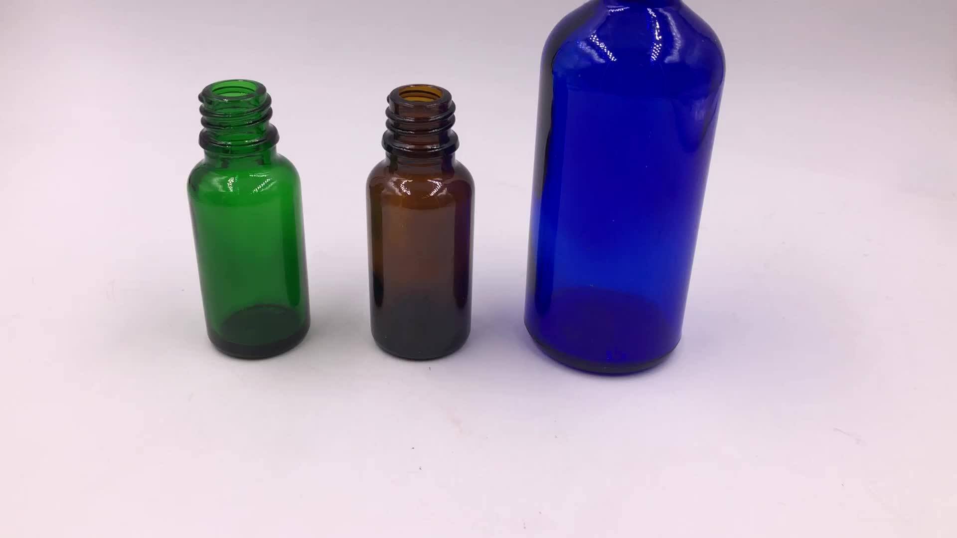 Blue Color Glass Essential Oil Bottle - Buy Essential Oil Bottle,Glass ...