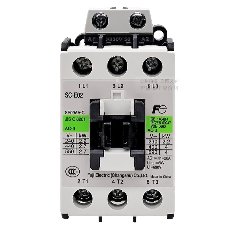 正品富士交流接触器SC-E02-E02P-E02A/G DC AC 24V 48V 110V 220V_虎窝淘