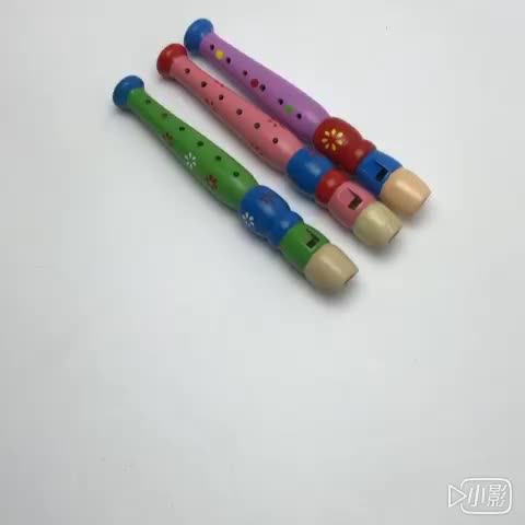 Colorful Kids Musical Instrument Toys Wood Toy Flute - Buy Wooden Flute ...