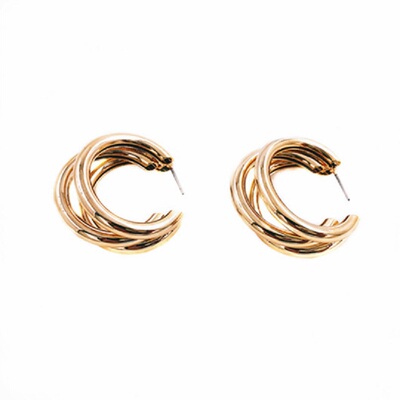 韩剧风孙娜恩郑秀妍同款合金耳环