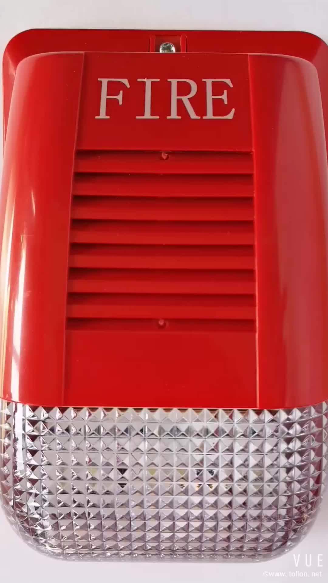 2018 New Model Fire And Burglary Alarm System Fire Alarm Strobe Siren ...