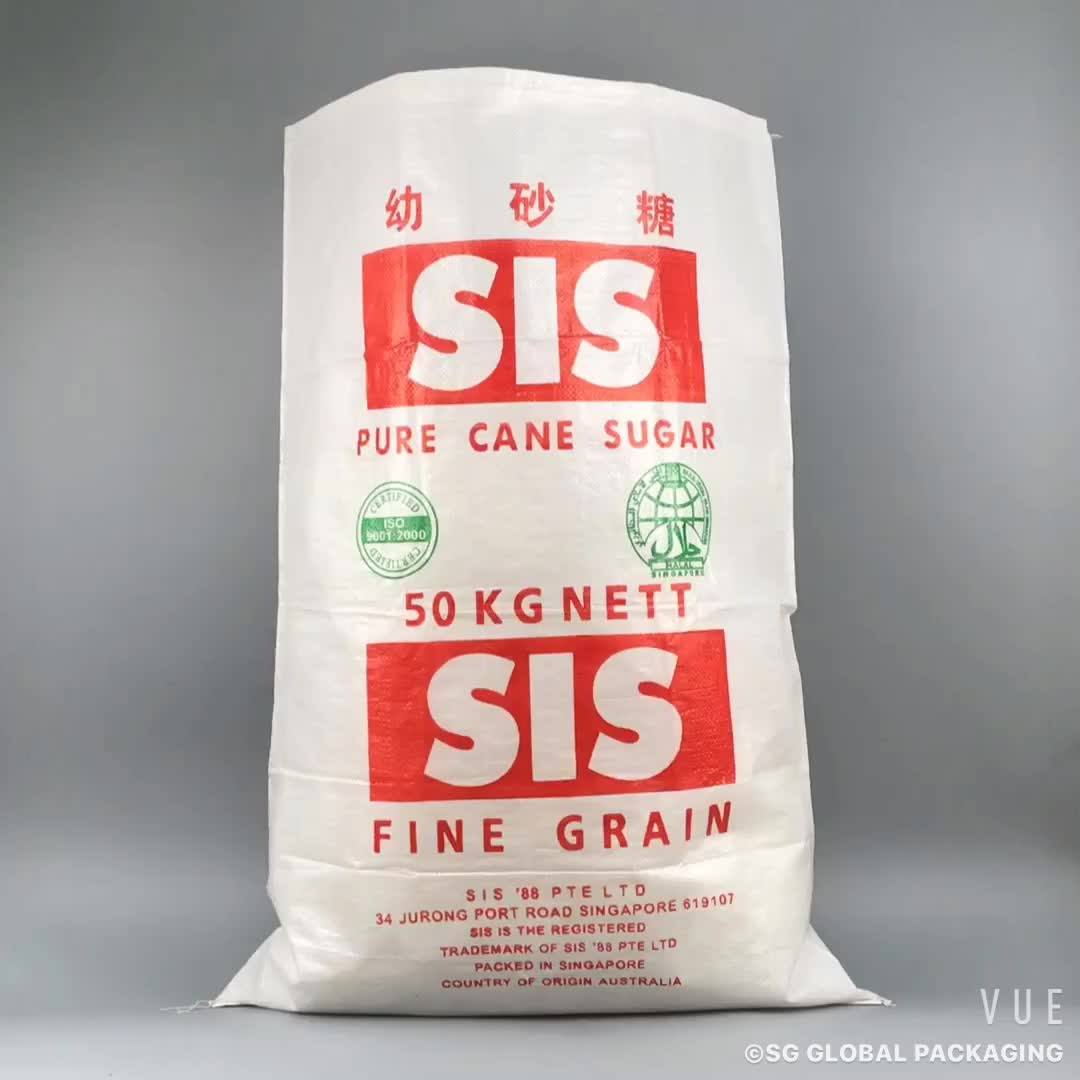 Moistureproof 50kg Pp Woven Sugar Bag - Buy Sugar Bag,Pp Woven Bag ...