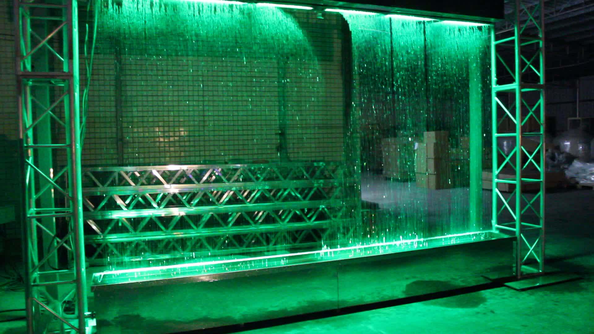 3m Waterfall Magic Rain Water Graphic Digital Water Curtain Fountain ...