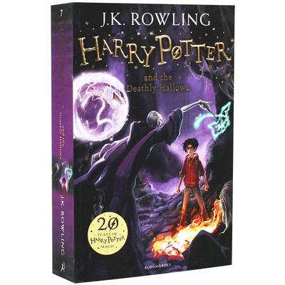 现货 英文原版 哈利波特与死亡圣器 Harry Potter and the Deathly Hallows 哈利波特 7 哈利波特系列小说 第七部 英国版 JK罗琳
