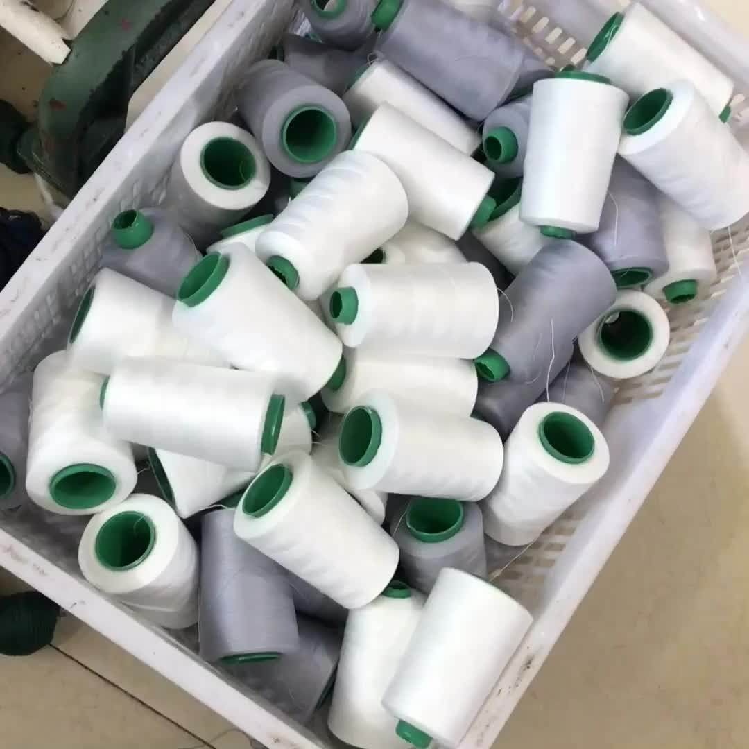 China Supplier Raw White 40s/2 100 Spun Polyester Sewing Thread - Buy ...