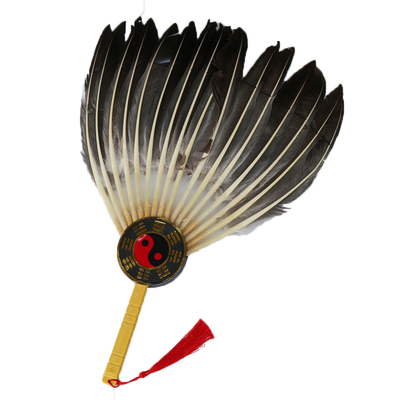 孔明扇诸葛亮扇子鹅毛纳凉羽毛扇茶道炭炉扇宝宝孕妇八卦扇工艺扇