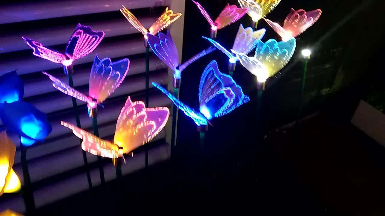 Multi-color Led Butterfly Holiday Outdoor Decorative Light - Buy ...