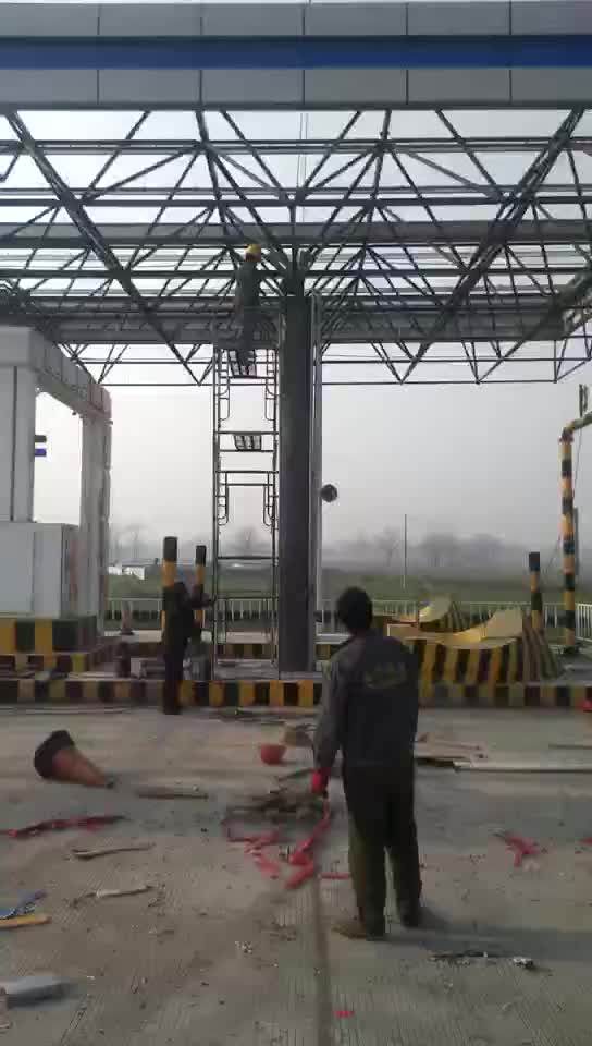 Steel Structure Shed Petrol Station/gas Station Construction Design ...