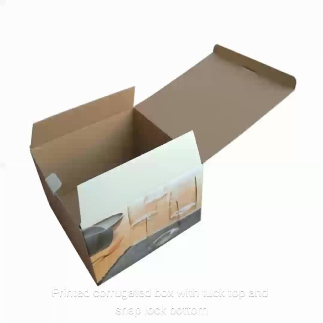 Printed Paper Corrugated Cardboard Packing Box - Buy Packing Box ...