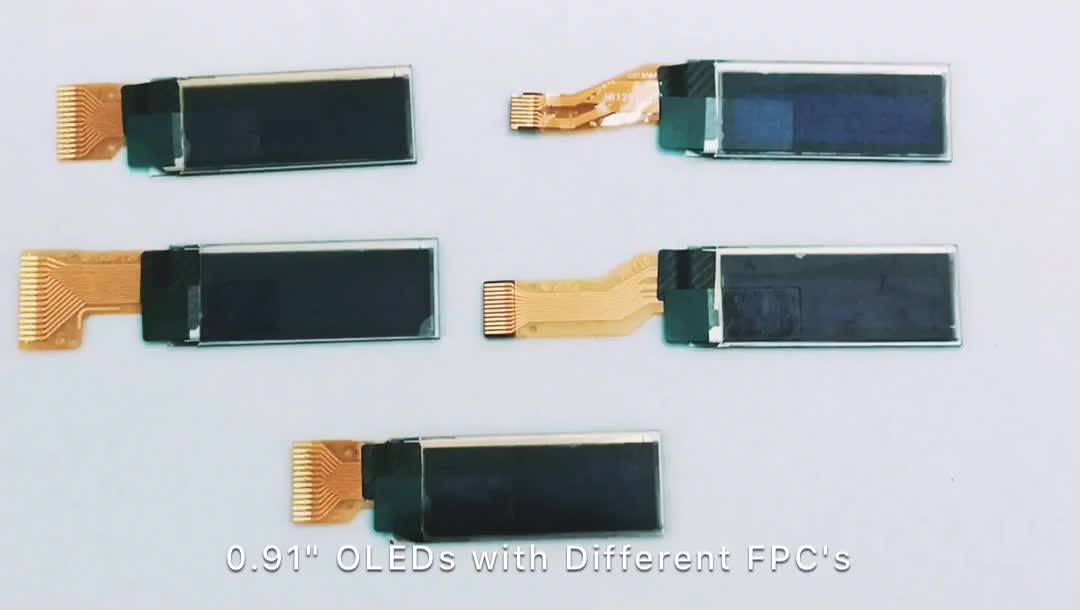 0.91 Inch 128x32 Ssd1306 White Micro Oled Touch Display Oled Flexible ...