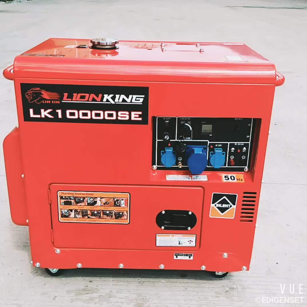 50hz 3 Phase Small Silent Diesel Generator 5kva 6kva With Handle And ...